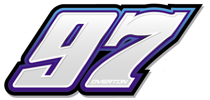 Racing Number Fonts 32